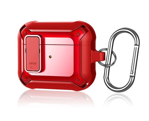 Case For Apple Airpod 3 Rugged 360 Protection in Red FoneFunShop