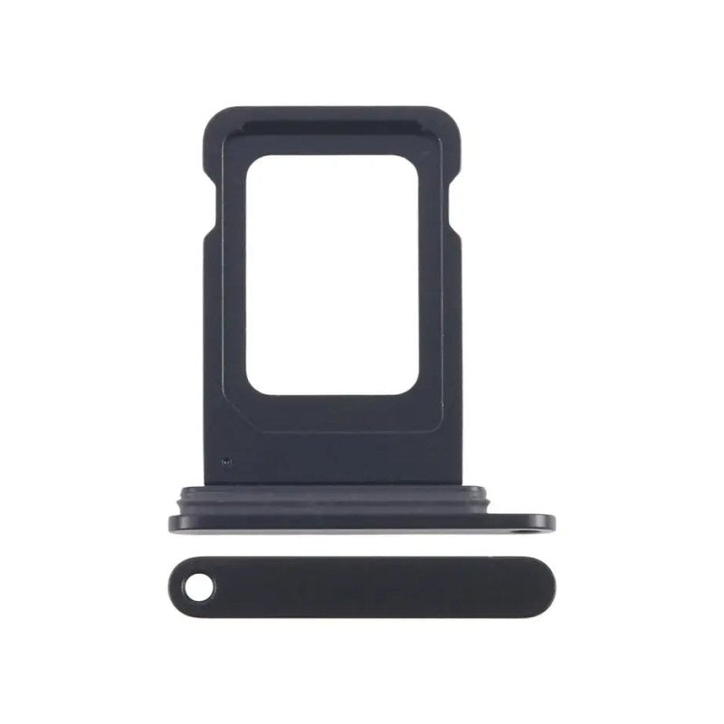 Sim Tray For iPhone 16e Sim Card Holder Black – FoneFunShop