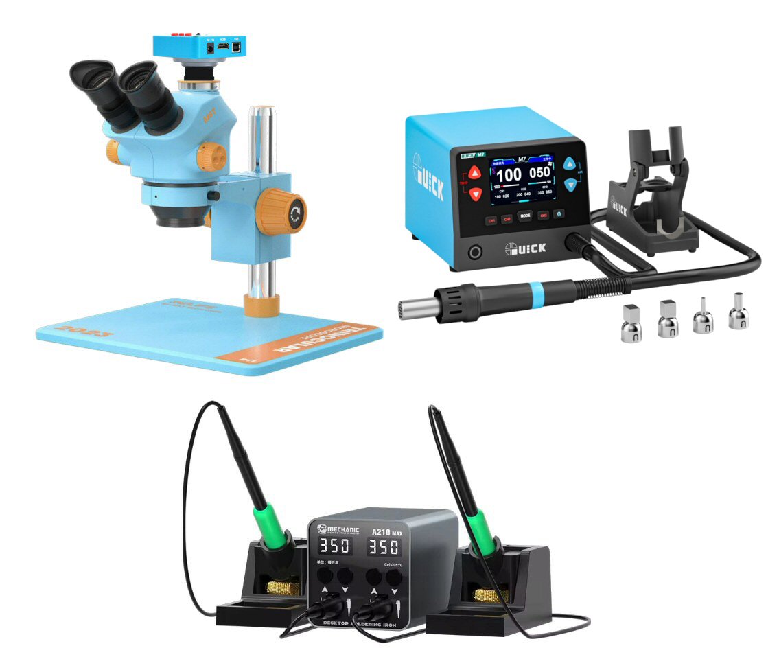 Ultimate Microscope and Rework Station Phone Repair Kit - 2025 Version ...