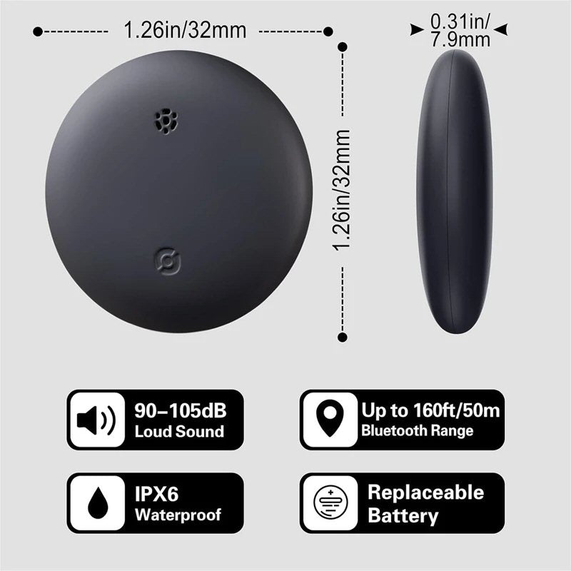 Smart Tag Bluetooth Tracker – Works with Apple Find My – FoneFunShop
